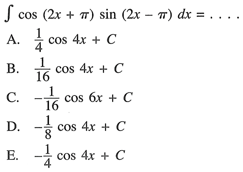 Integral Cos 2x pi Sin 2x pi Dx Integral Cos 2x pi Sin 2x pi Dx