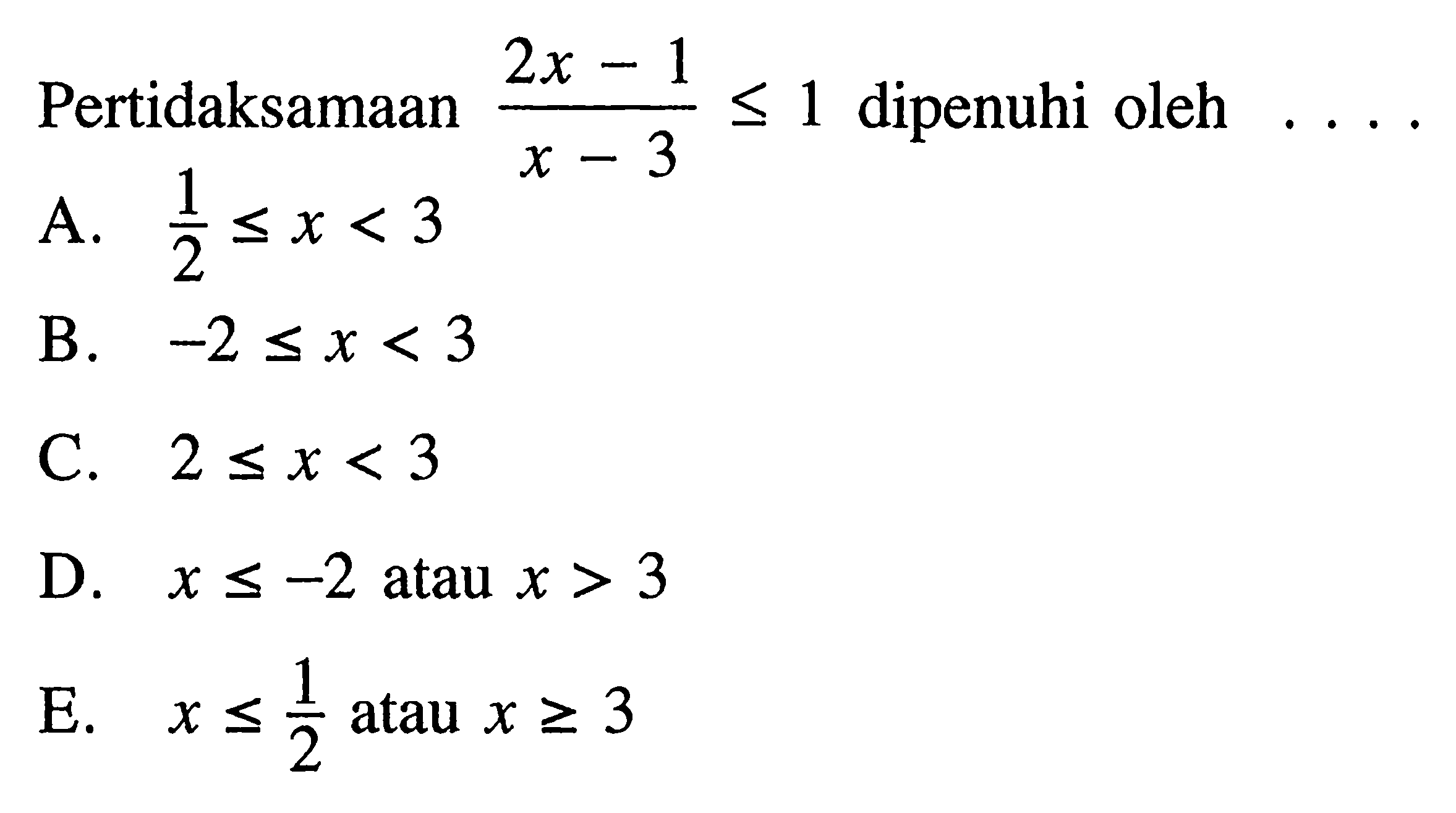 pertidaksamaan-2x-1-x-3